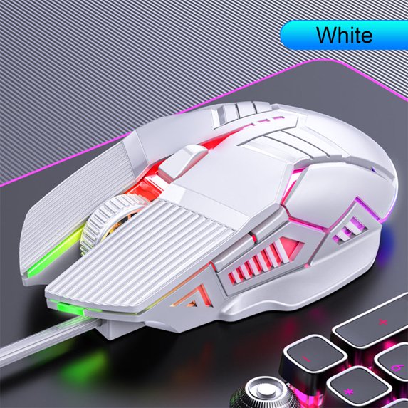 3200DPI Ergonomic Wired Gaming Mouse USB Mouse Gaming RGB Mause Gamer ...