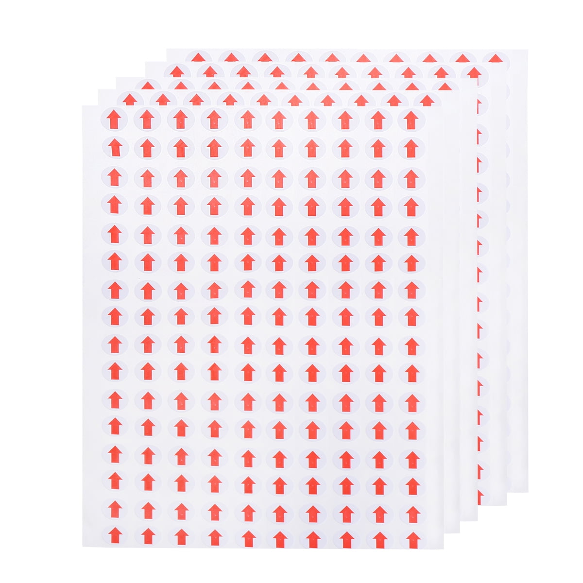 3200PCS 10mm Self Adhesive Sticky Red Arrow Labels Removable Small ...