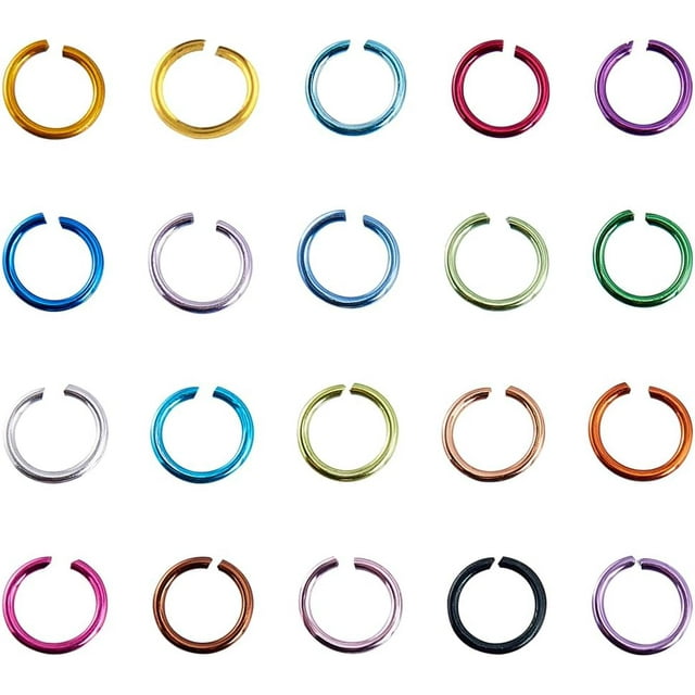3200Pcs Jump Rings 6mm Jumping Rings Bulk Linking Rings Jump Ring Set ...