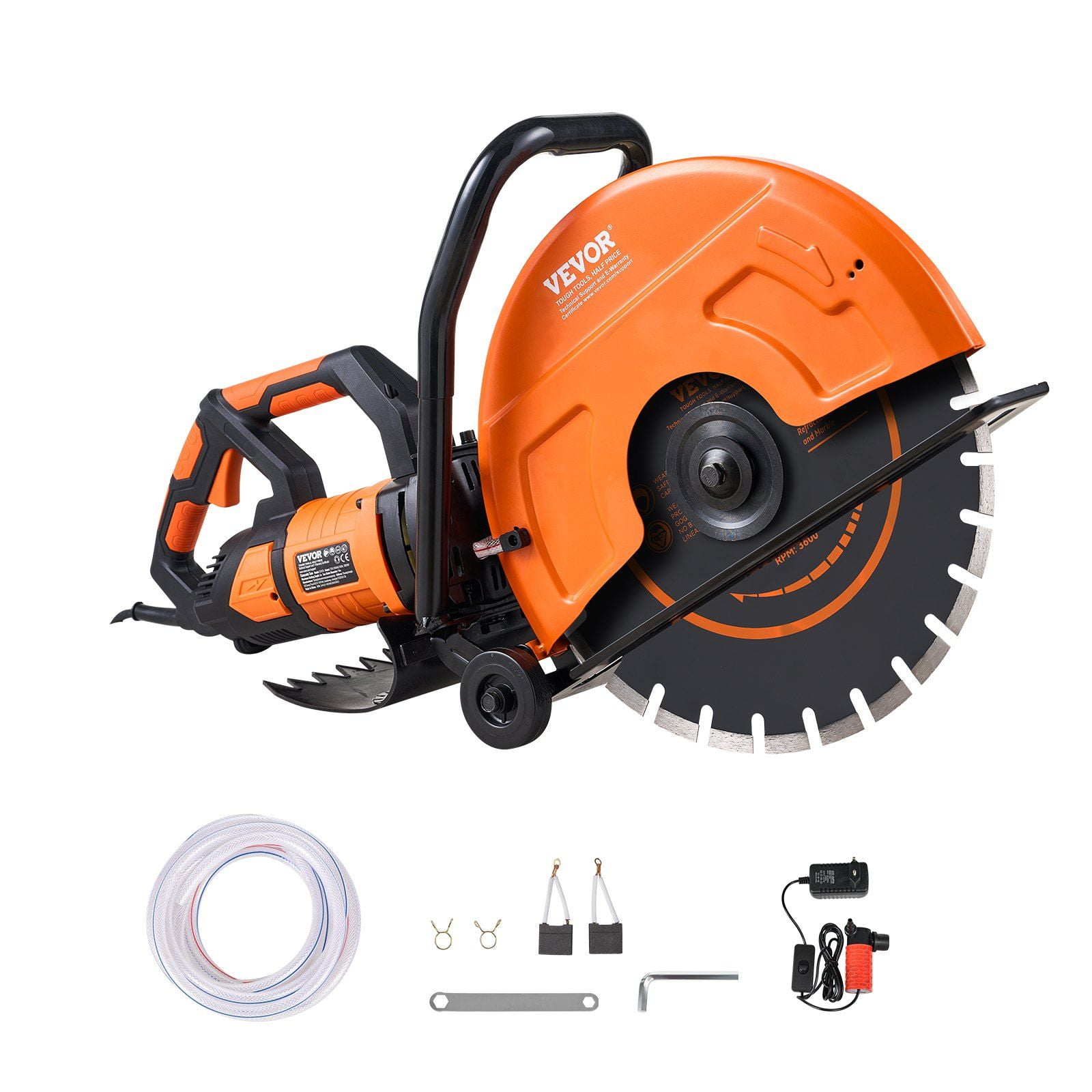 3200W 16-Inch Wet Tile Saw with Adjustable Cutting Depth (6-Inch Max ...