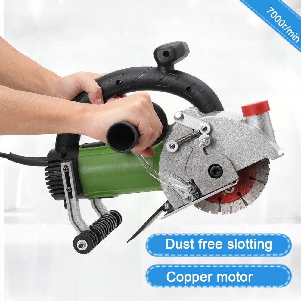 3200W Electric Wall Chaser Groove Cutter Steel Concrete Slotting ...