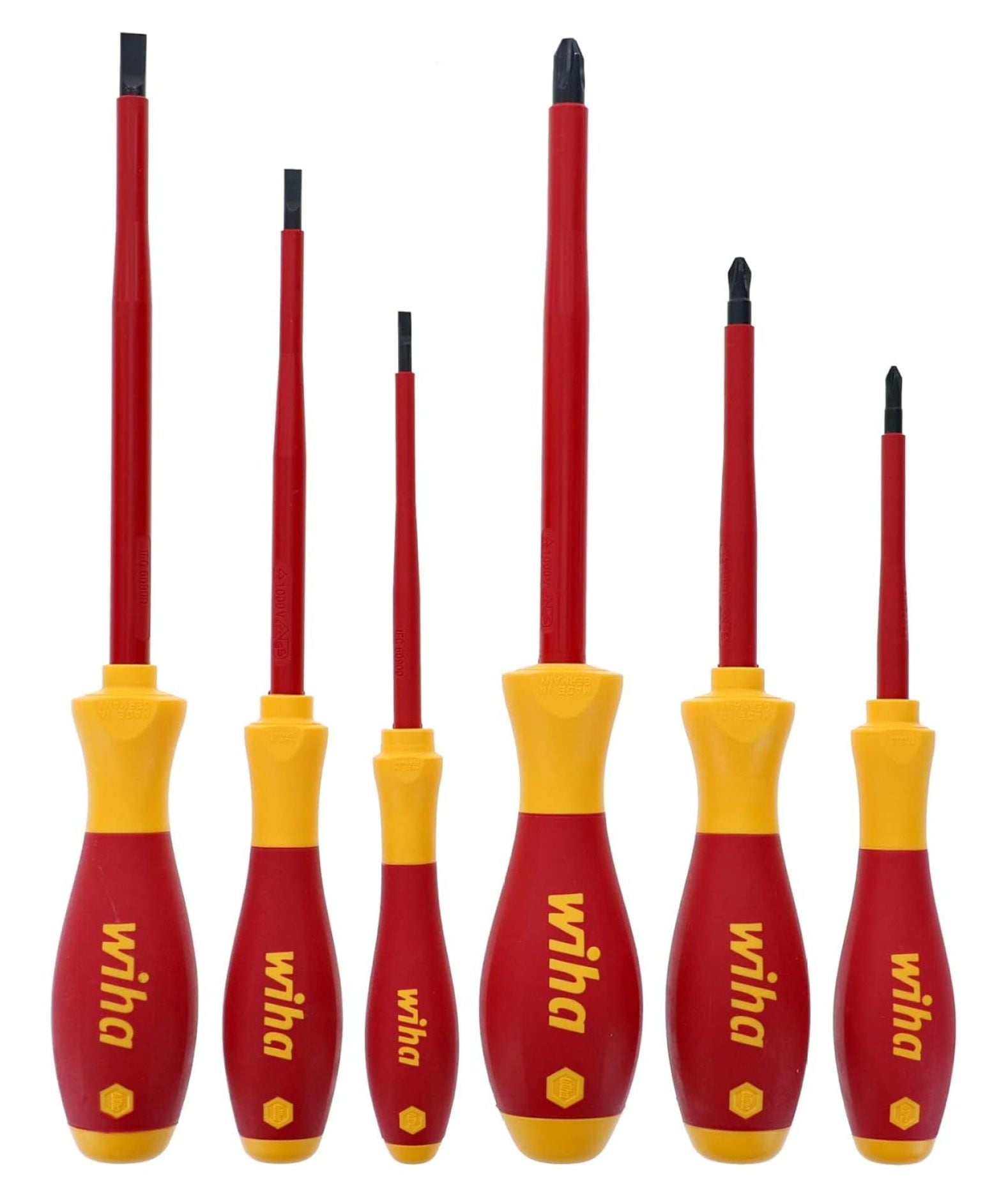 32092 Slotted And Phillips Insulated Screwdriver Set, 1000 Volt Multi 6 ...