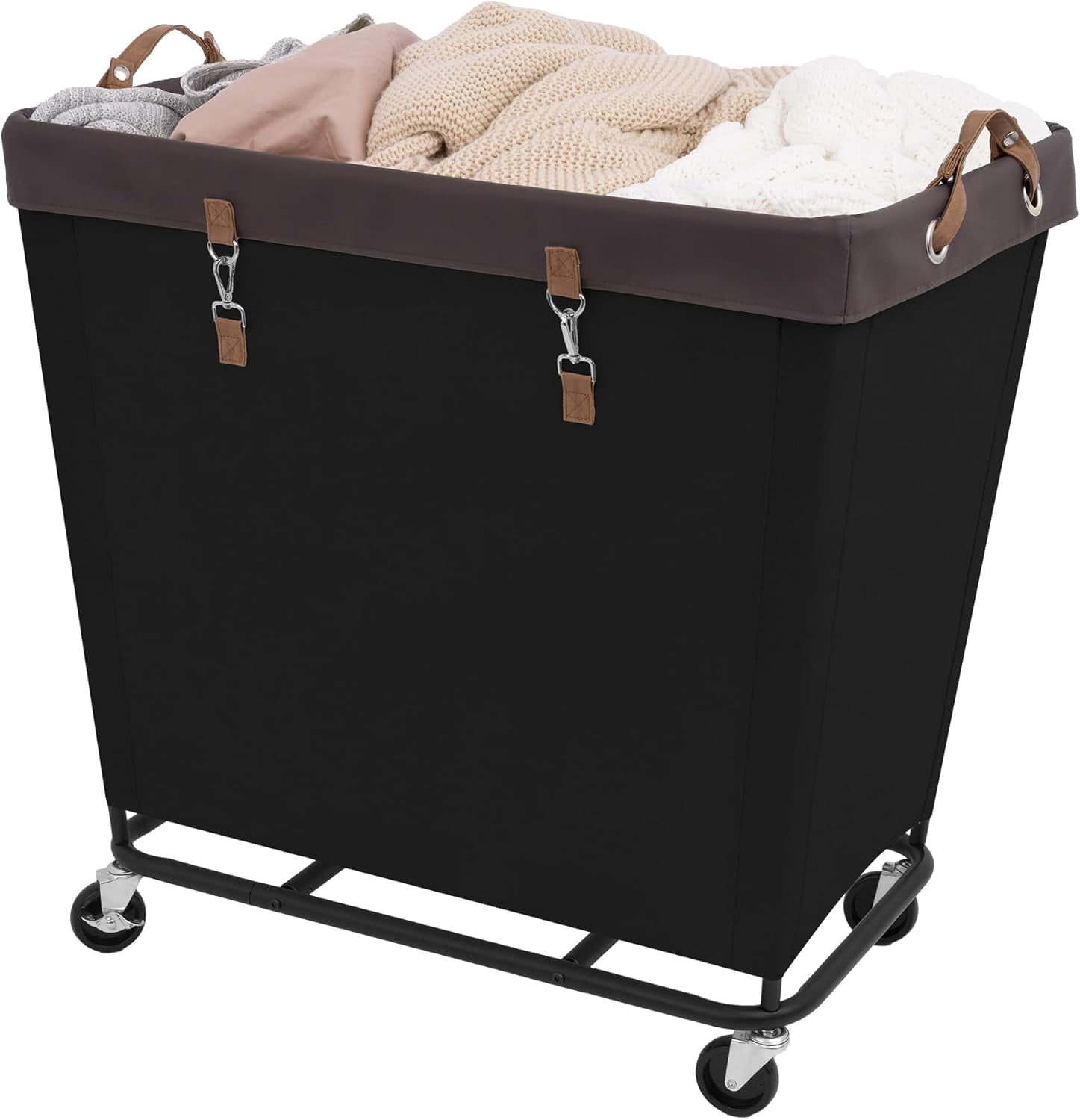 320L Extra Large Laundry Basket with Wheels, Rolling Hampers for ...