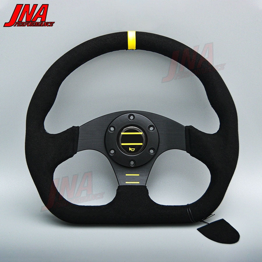 320MM JDM Universal D Shape Steering Wheel Simulated Racing Gaming ...