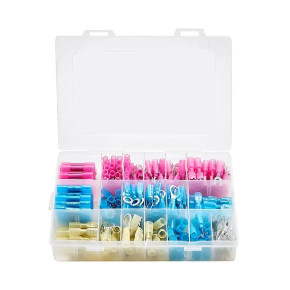 320PCS Heat Shrink Wire Connectors Kit, Waterproof Crimp Terminals with ...