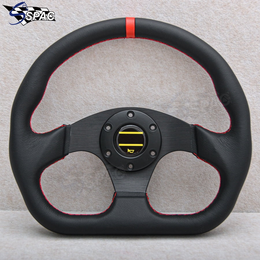 320mm 12.6inch PC Video Game Gaming Driving Steering Wheel D Shape ...
