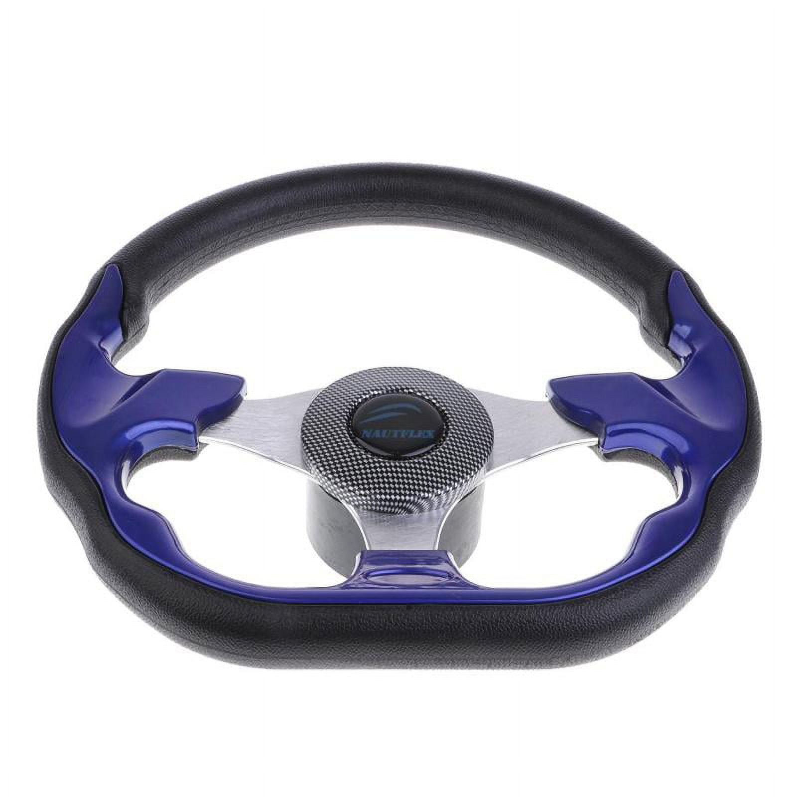 320mm Battle Style Aluminum Alloy 3 Spoke 3/4" Boat Steering Wheel ...