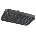 320mm Big Panel Large Flow Ceiling Mounted Shower Head Black 4 Modes ...