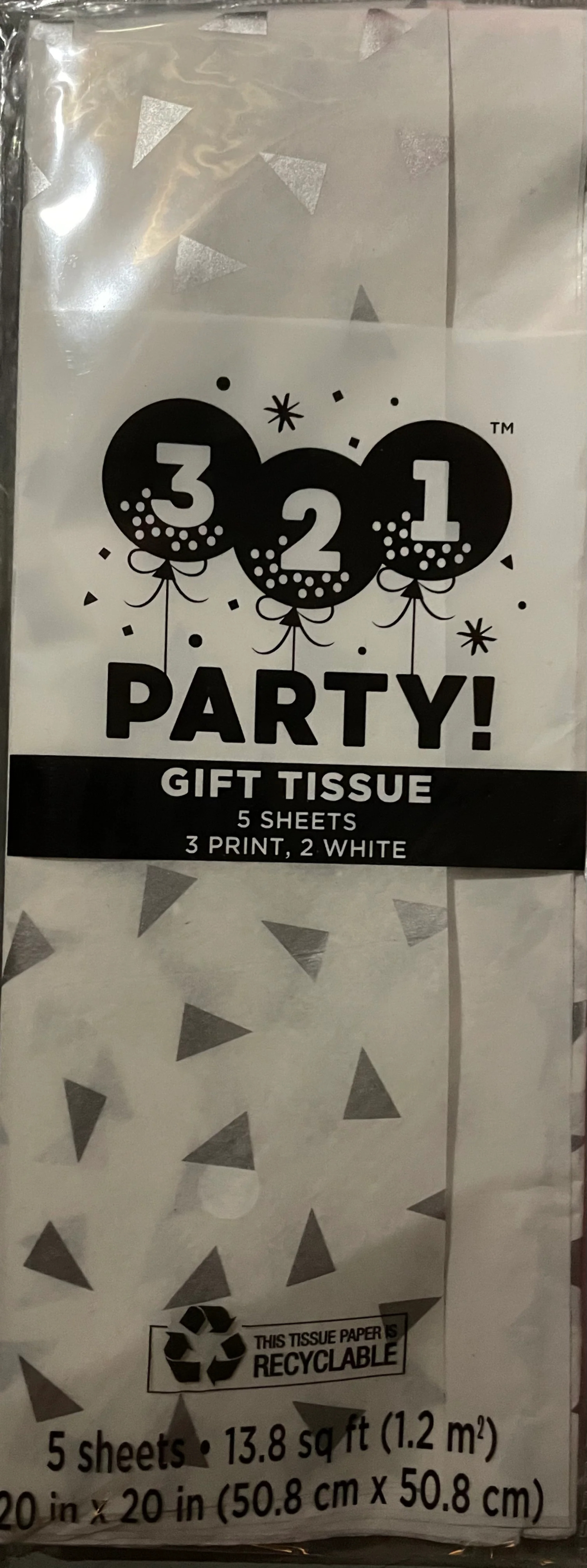321 Party Gift Tissue Paper - Walmart.com