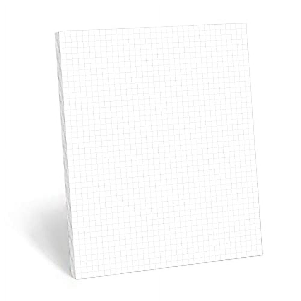 321Done Graph Paper Notepad - Letter Size (8.5x11) 50 Sheets - 0.25 ...