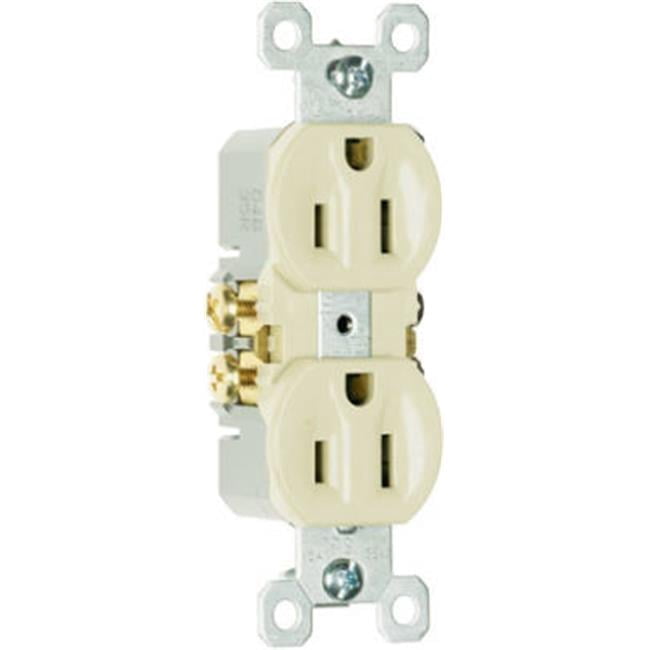 3232ITU 15A 125V Standard Duplex Outlet - Ivory, Pack of 10 - Walmart.com