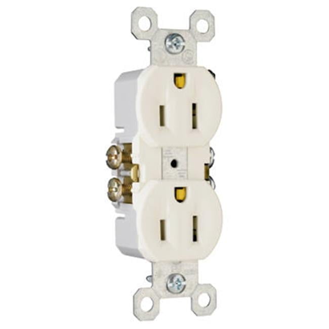 3232LATU 15A 125V Standard Duplex Outlet - Light Almond, Pack of 10 ...