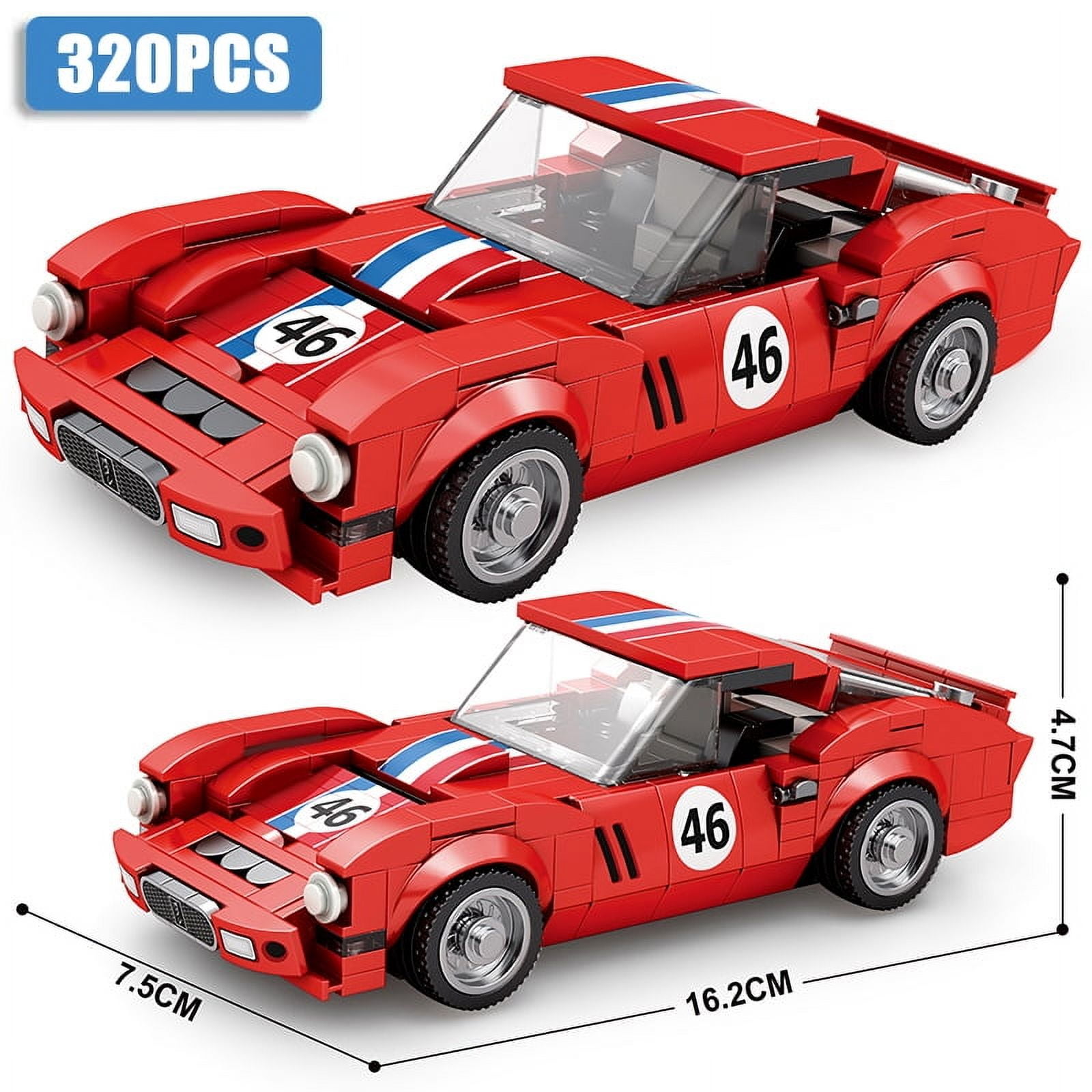 323PCS Phantom Roadster Building Block Creative City Vehicle Diy Car ...