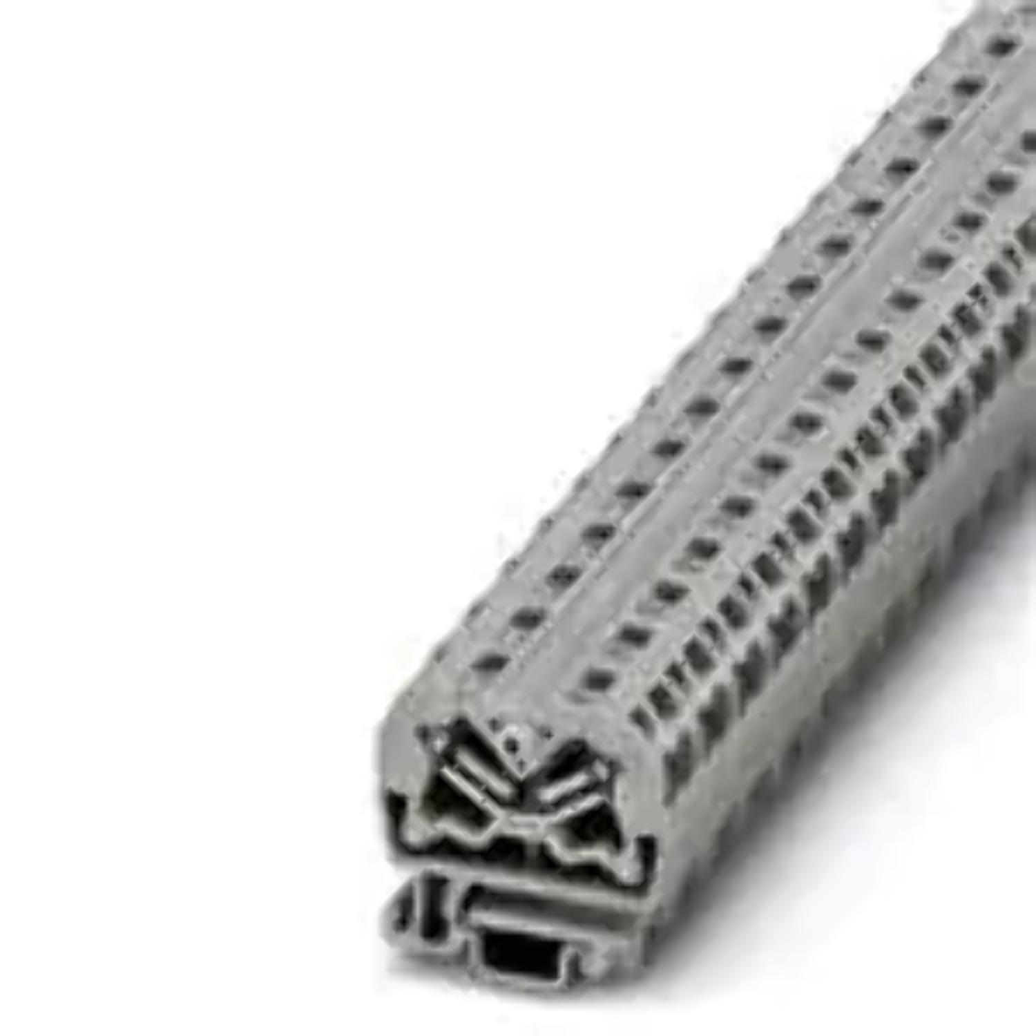 3249143 Terminal Block Connector 4 Position Feed Through Gray 12-28 AWG ...