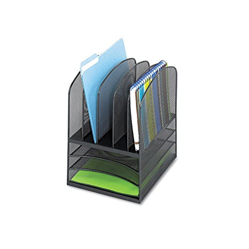 3266BL Mesh Letter Tray Desktop Organizer - 13quot; Height x 11.4quot ...