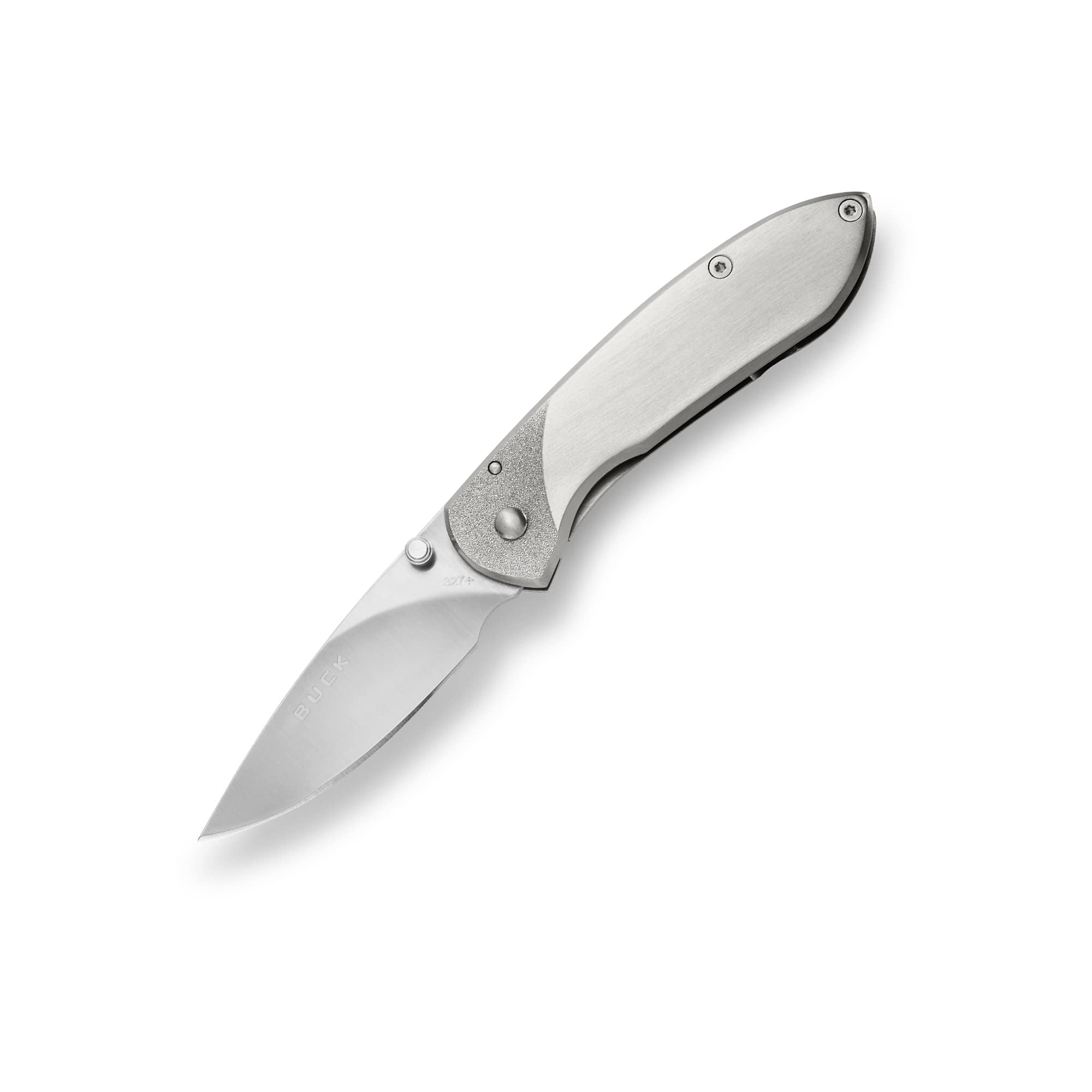 Buck Knives 0327SSS Nobleman Frame Lock Folding Knife with Thumb Stud ...