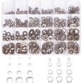 327Pcs E-Clips Circlip Retaining Rings Assortment Set(1.2mm-10mm) and C ...