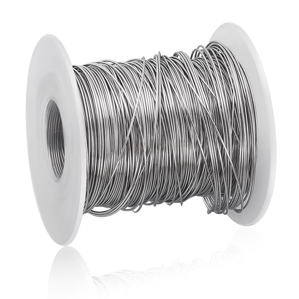 328 FT 22 Gauge Stainless Steel Wire for Jewelry Making 0.6mm 304 ...