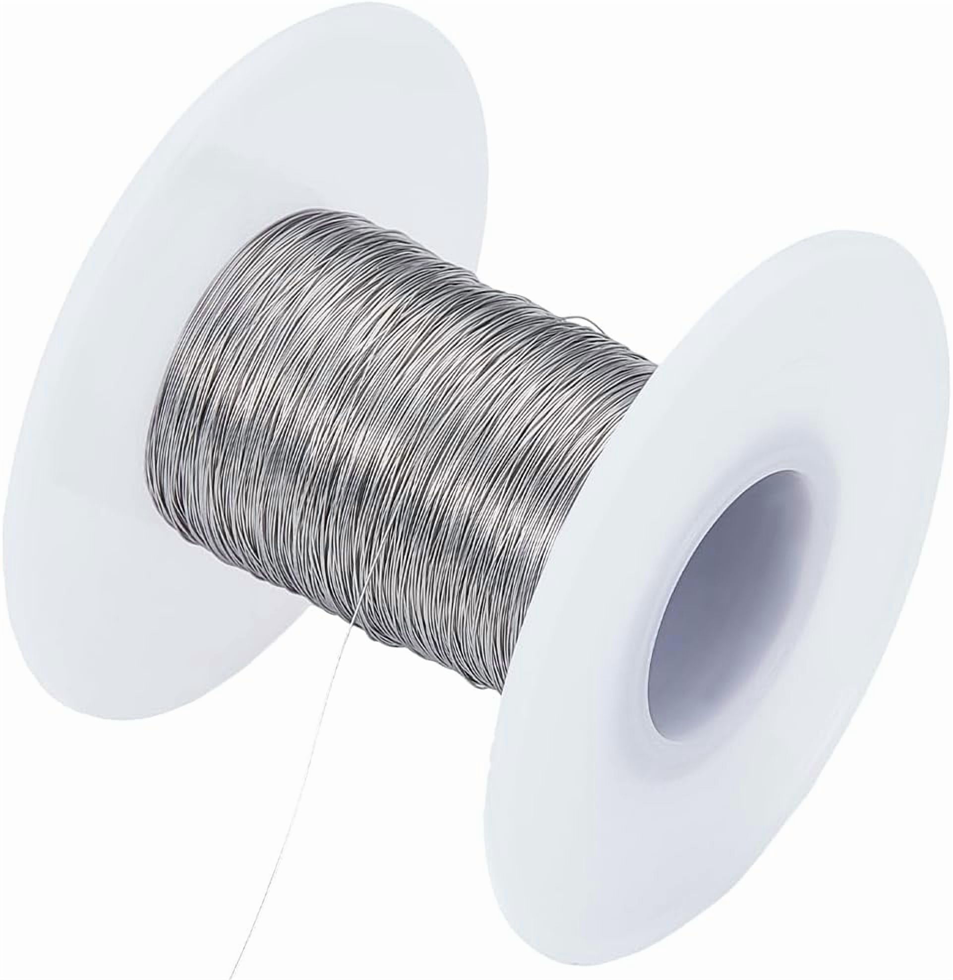 328 Feet 0.2mm Jewelry Wire 304 Stainless Steel Bendable Crafting Wire ...