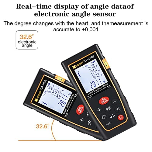 328 Feet Laser Distance Measure CP100S High Accuracy Digital Laser Tape ...