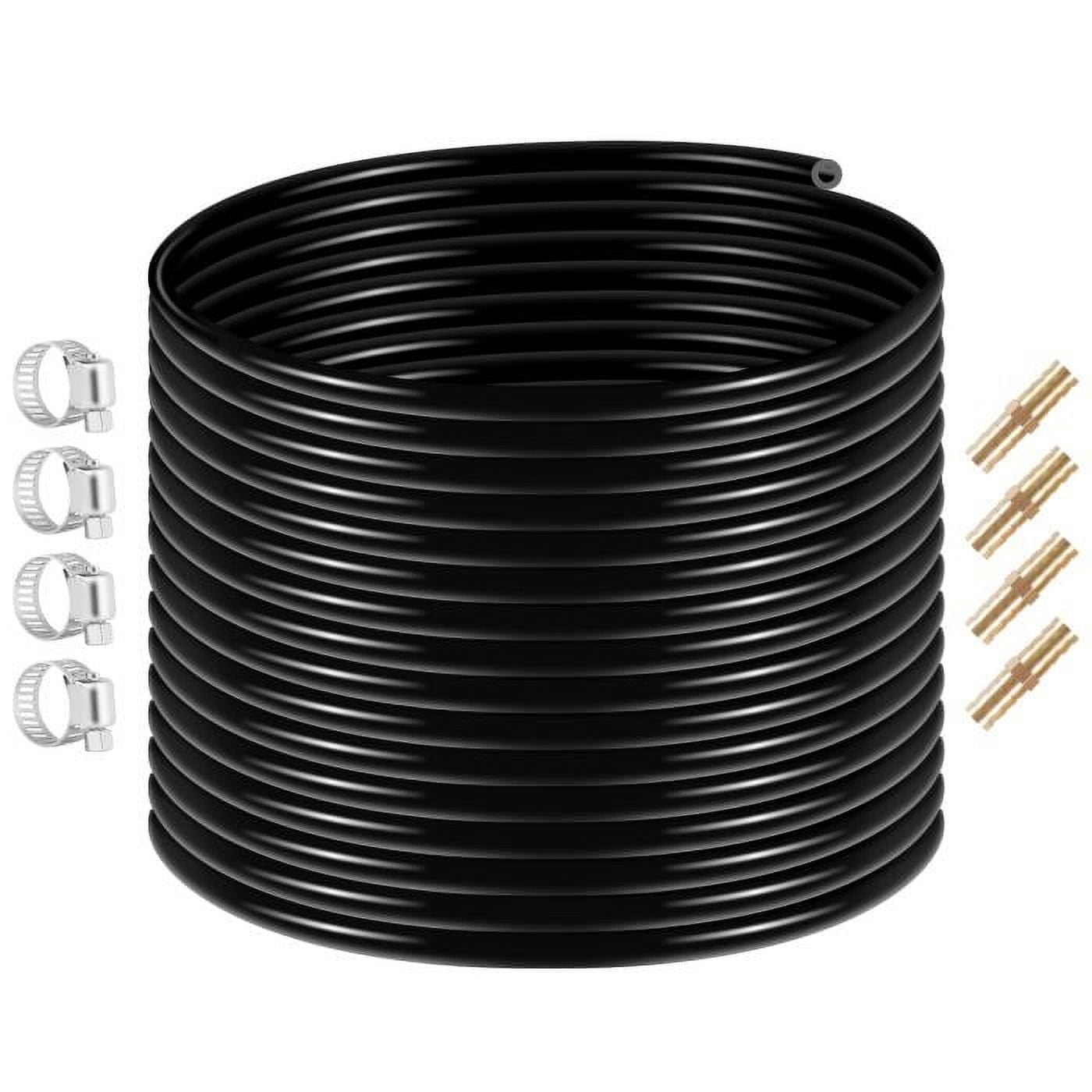 328 Feet Self Sinking Aeration Hose, 3/8 Inch Weighted Pond Tubing Kit ...