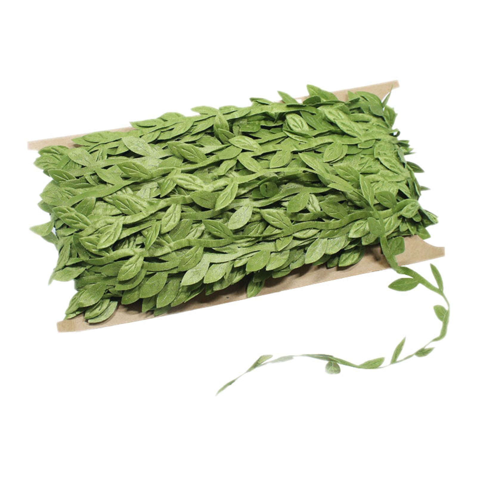 328 Ft 0.6 Inch Wide， Artificial Ribbon Greenery Vine String For ...