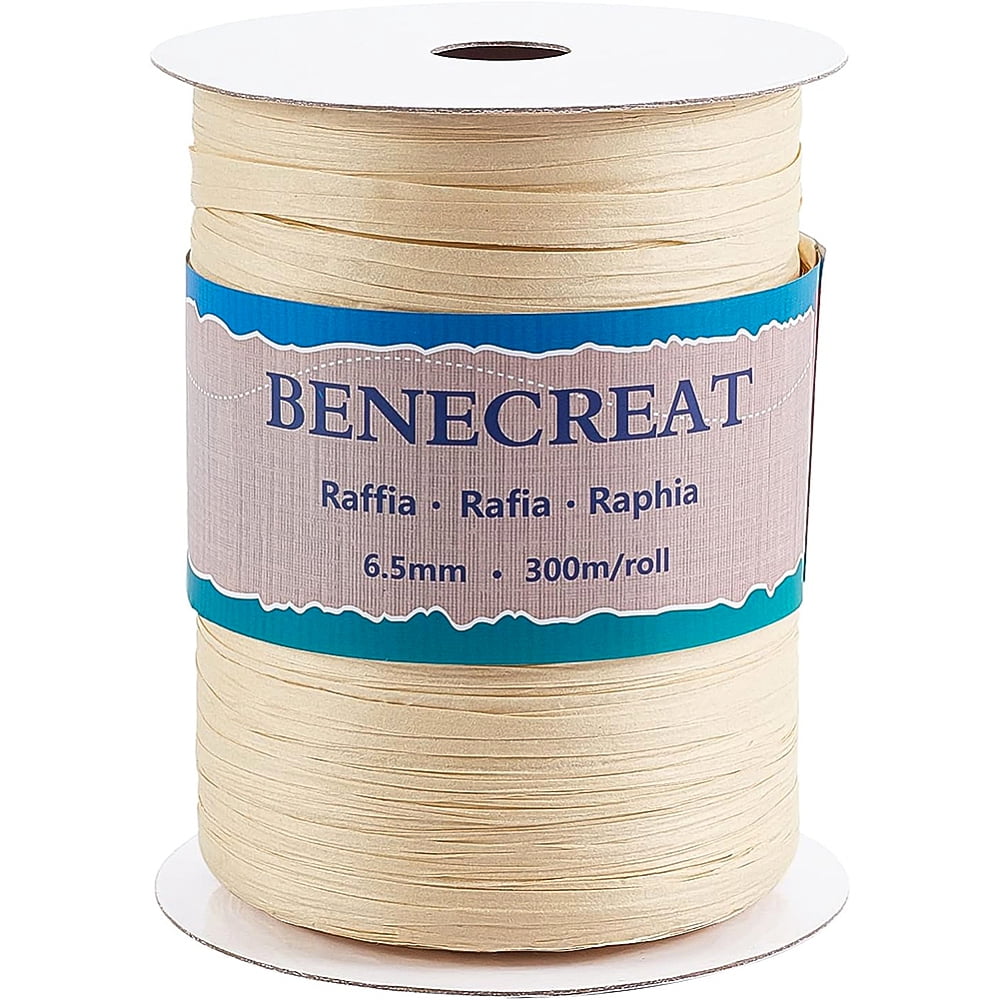 328 Yards 8mm Wide Raffia Ribbon Raffia Paper Craft Ribbon Packing ...