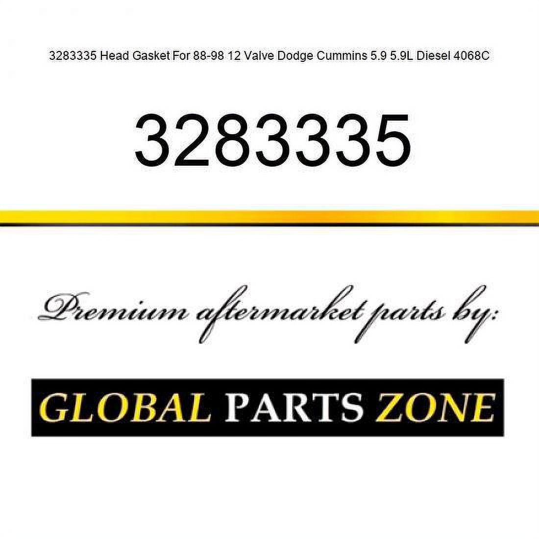3283335 Head Gasket For 88-98 12 Valve Dodge Cummins 5.9 5.9L Diesel ...