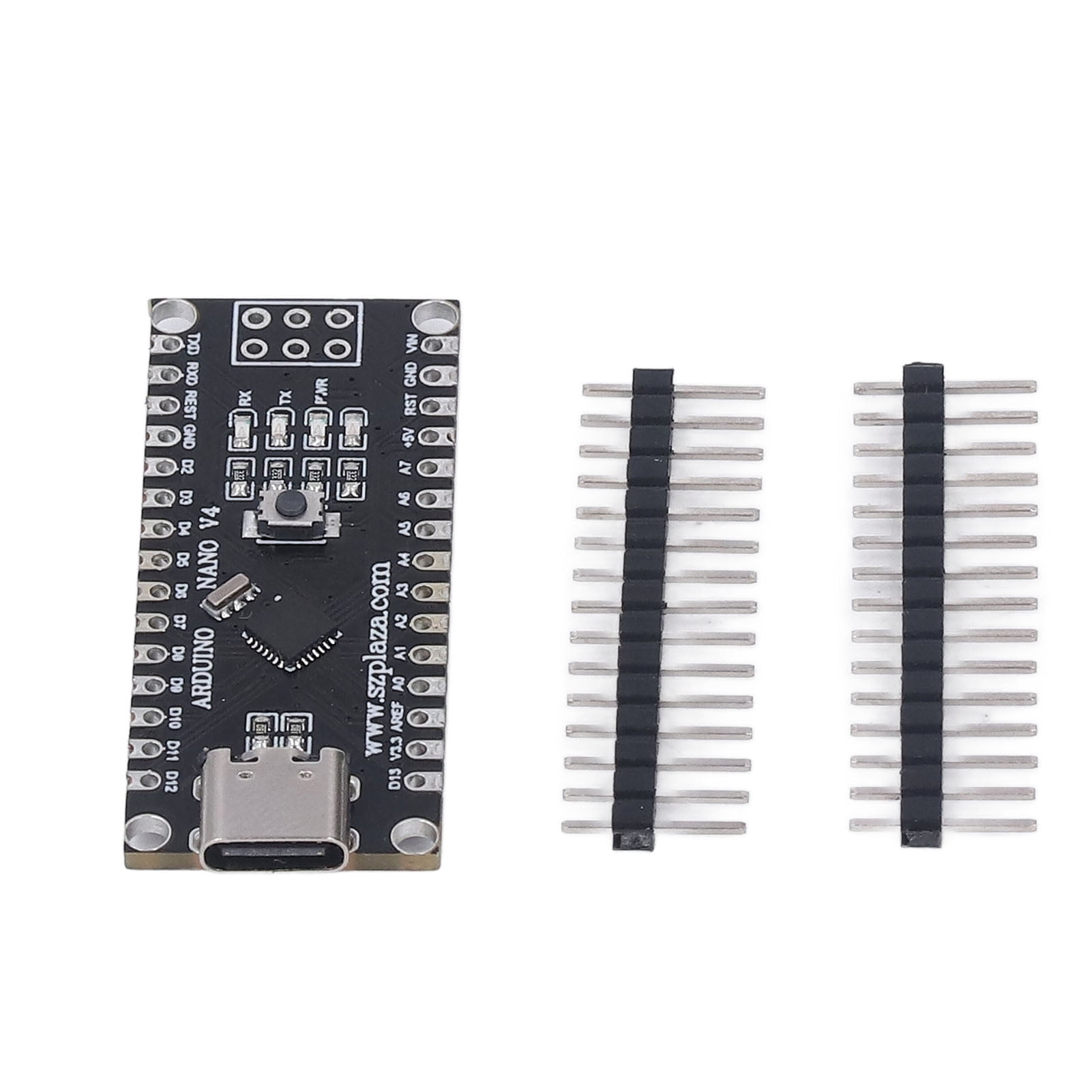 328P Board USB Singlechip Module PCB, 12 Digital I/O, 6 Analog Inputs ...