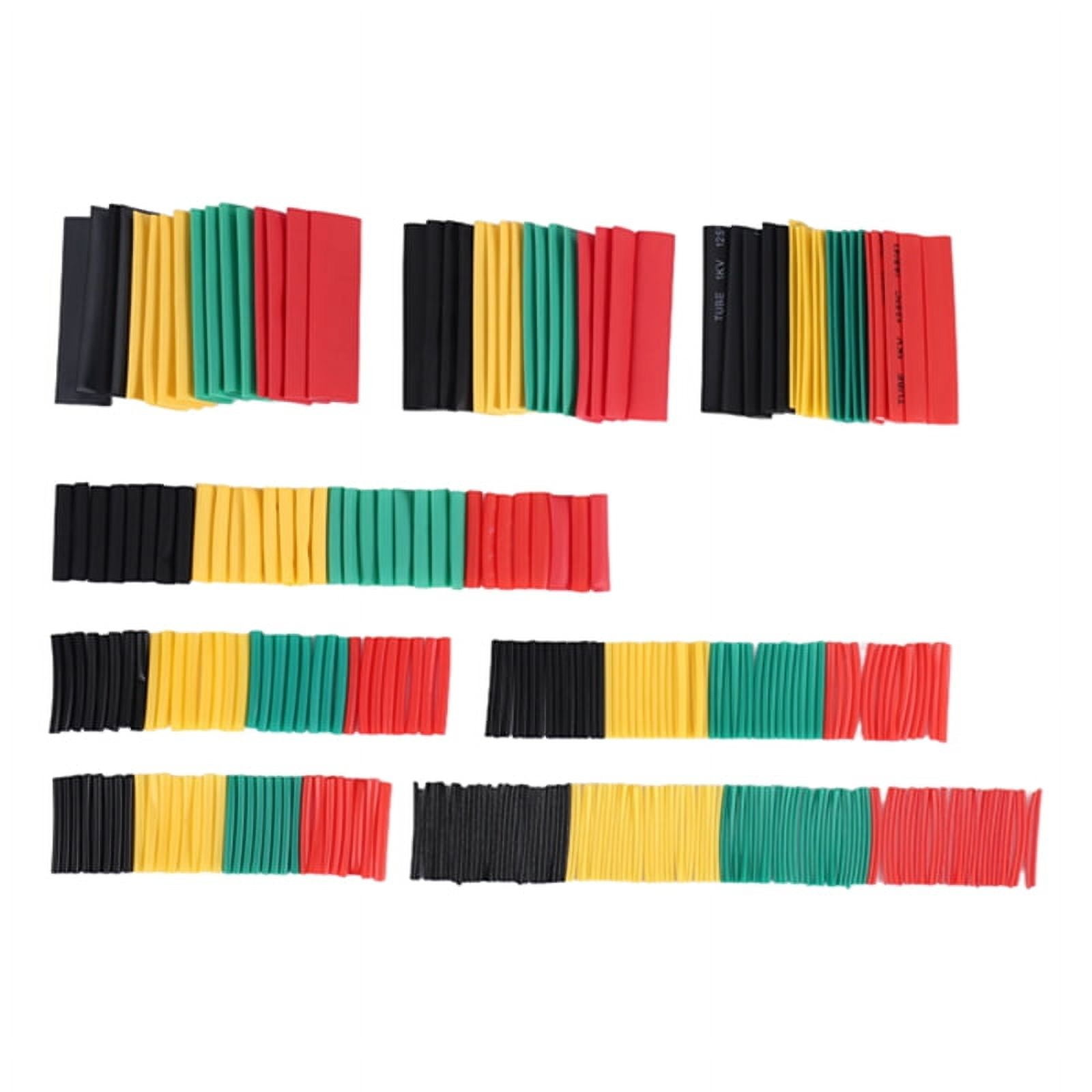 328Pcs Cable Heat Shrink Tubing Sleeve Wire Wrap Tube 2:1 Assortment ...