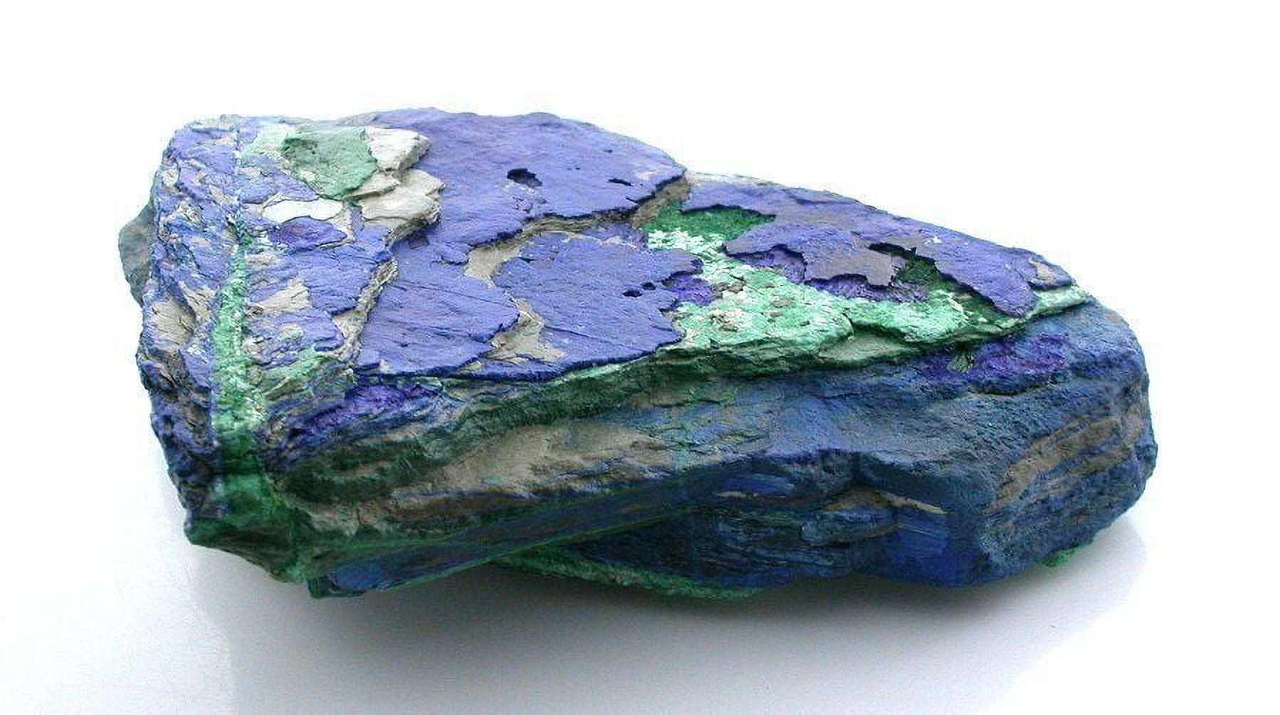 329 Gram Solid RARE Africa Congo Azurite Malachite Solid Specimen AMS7 ...