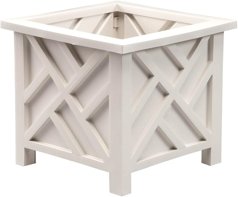 329156 Chippendale Planter Box, Plant Holder for Patio and Lawn, 14 ¾ ...