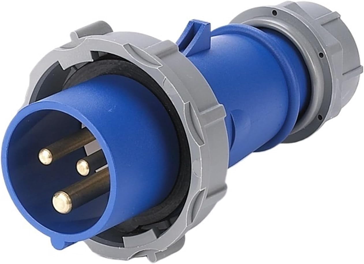 32A 3-pin+PE/IP67 Waterproof Industrial Plug MN3302 32A 3P+PE IP67 ...