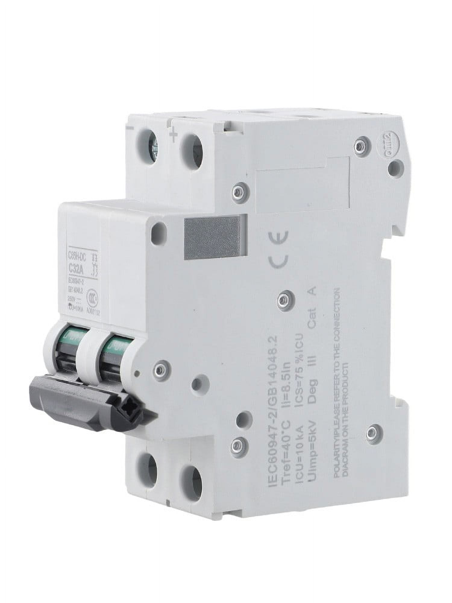32AMP-2Pole 10ka 250V MCB -DC- Circuit Breaker Suit For Solar Panel Grid - Walmart.com