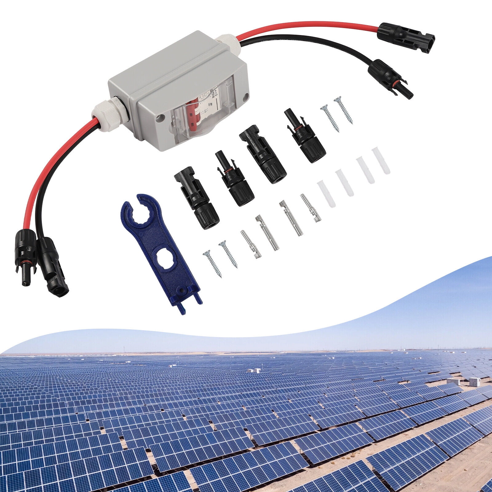 32Amp PV Solar Disconnect Switch IP65 Waterproof Photovoltaic Circuit Isolator DZ47X - Walmart.com