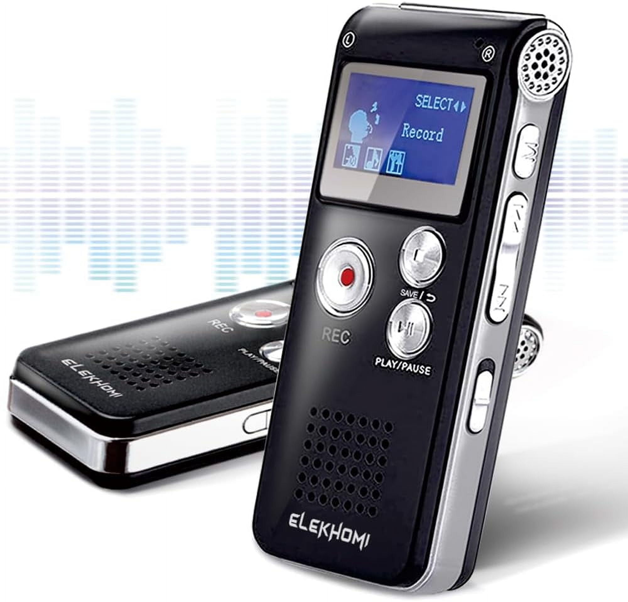 32B Diital Voice Recorder - Voice Activated Recorder with Playback ...