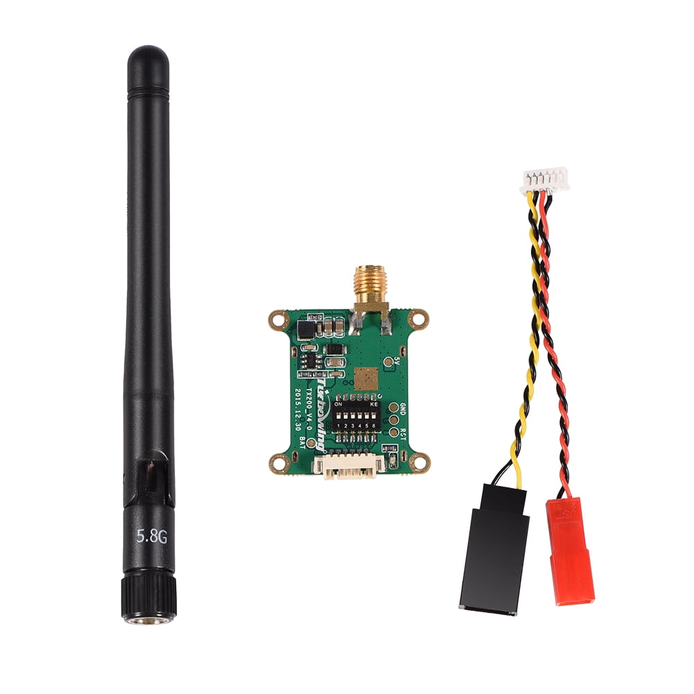 32CH 200mW/20mW Dual Power Switch Transmitter for FPV Quadcopter" is ...