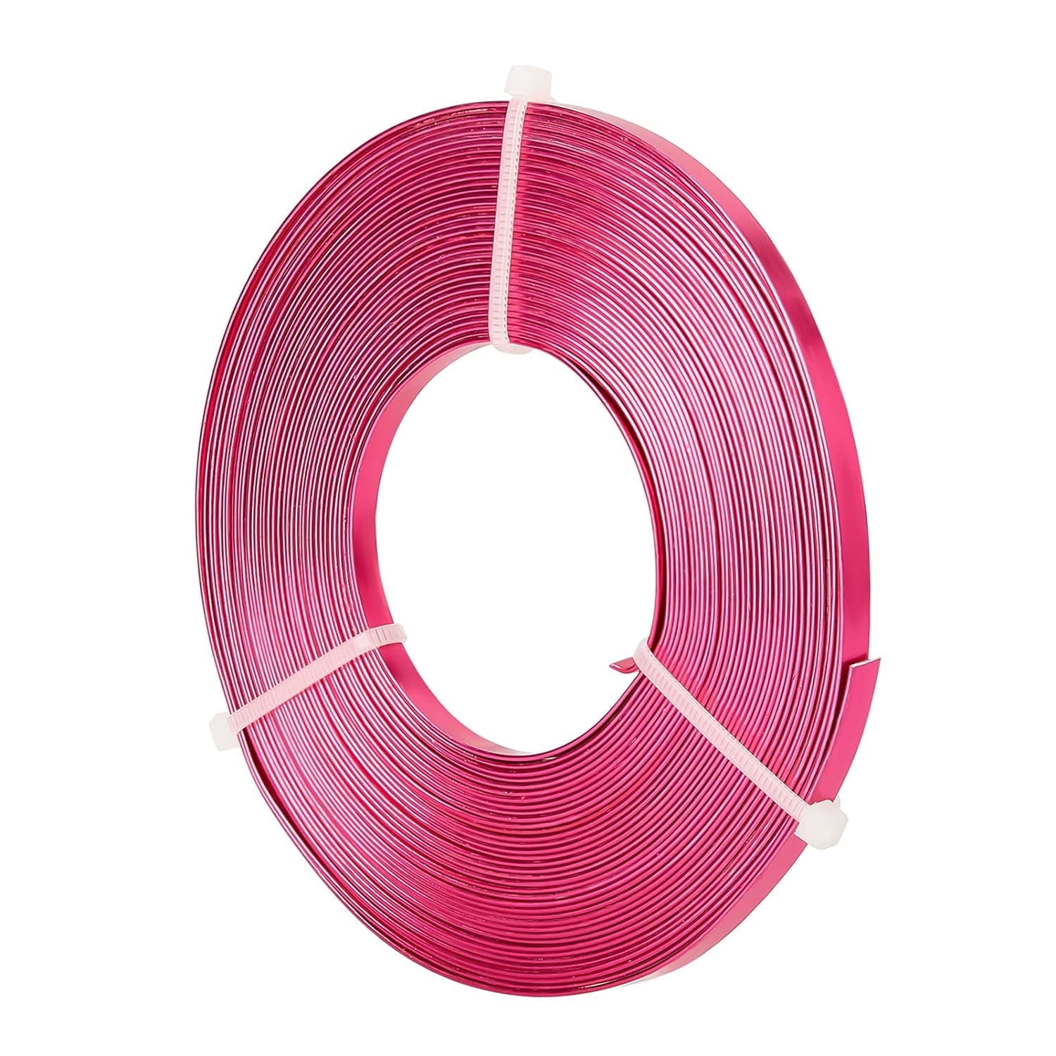 32FT 5mm Wide Flat Jewelry Craft Wire 18 Gauge Aluminum Wire for Bezel ...