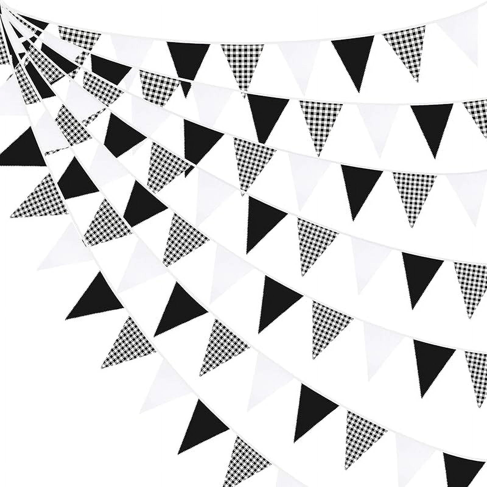 32Ft Green Party Decorations Green Buffalo Plaid Checkered White ...