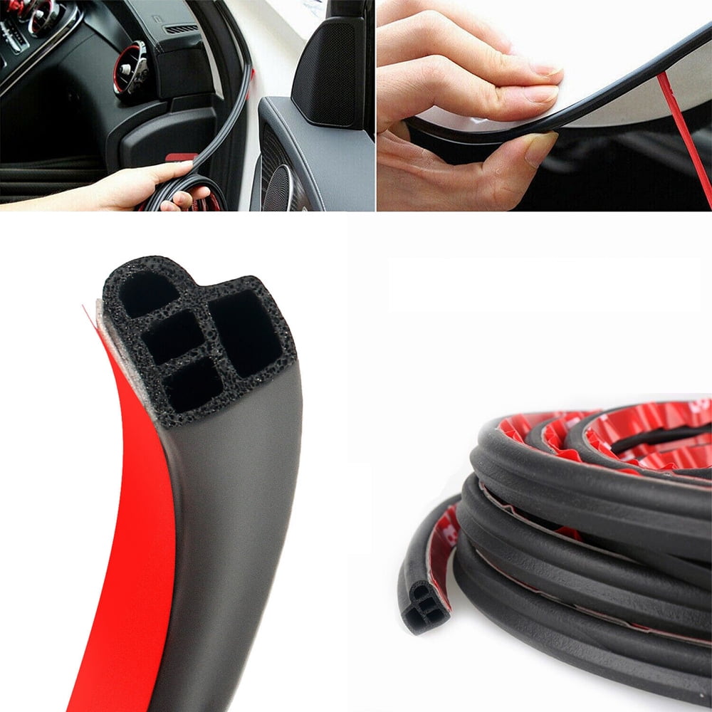 32Ft L-shape Rubber Seal Car Truck Door Window Trim Hollow Weather ...