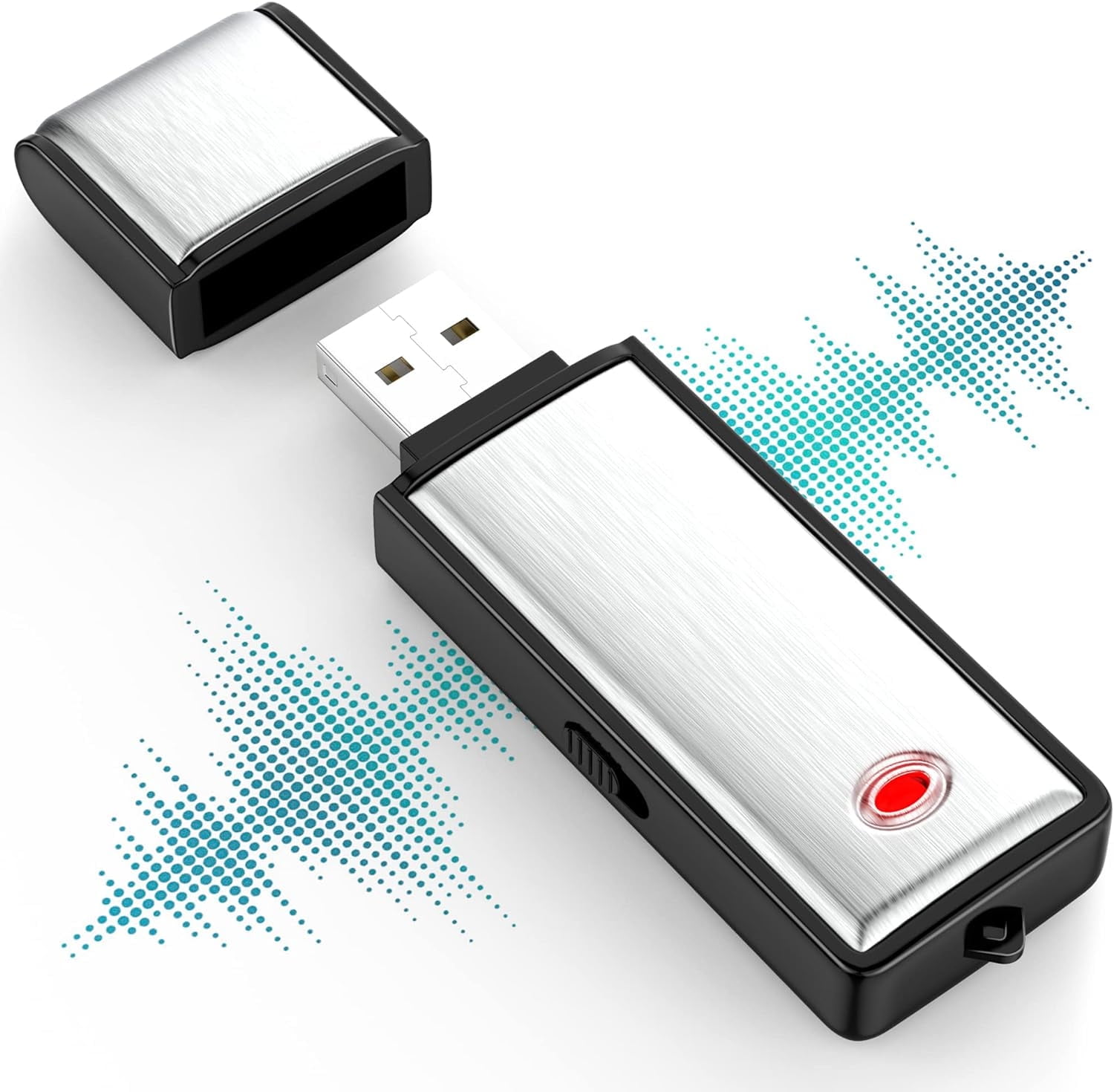 32G Voice Recorder, Digital Audio Recorder with 750 Hours Recording ...