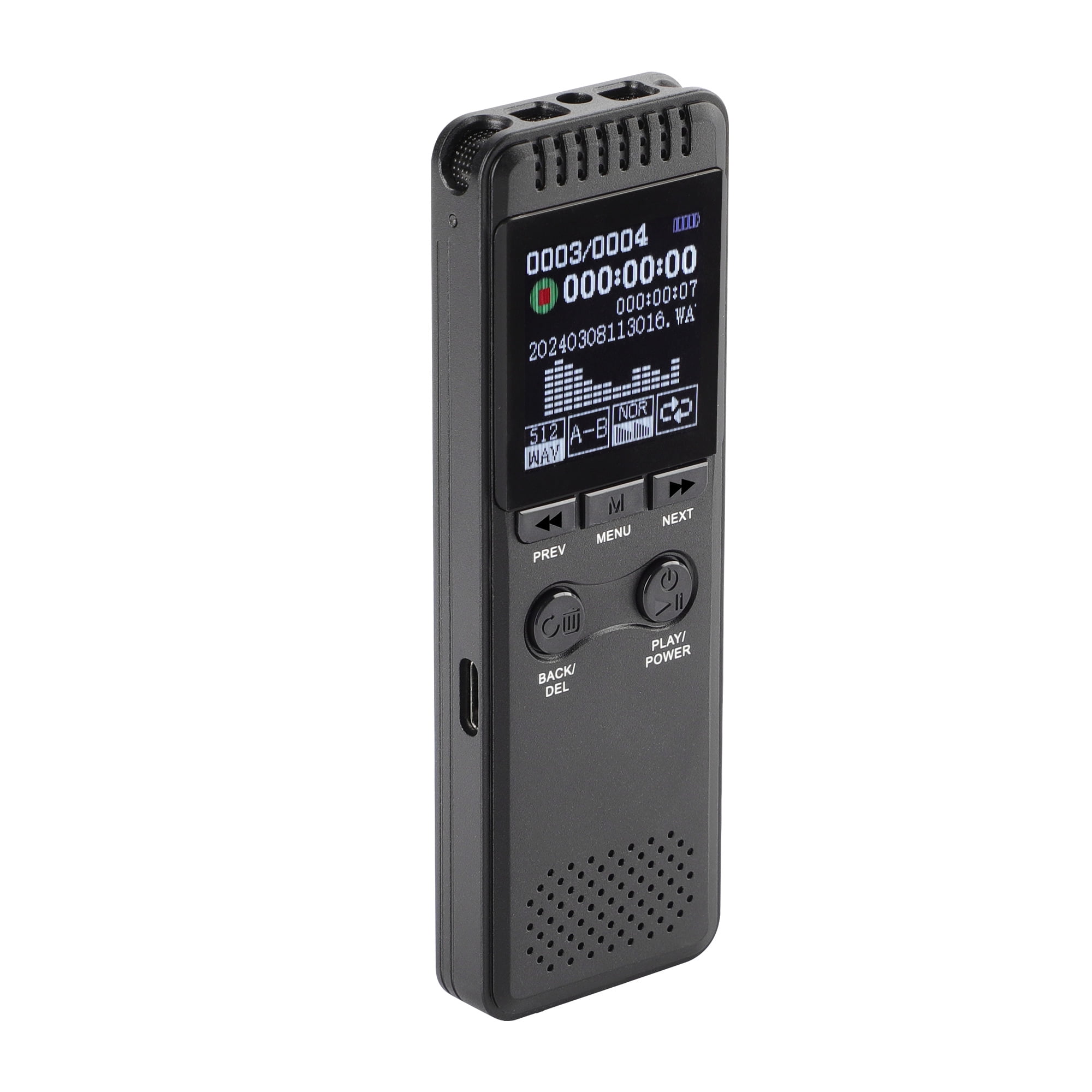 TSV 32GB Digital Voice Recorder, Portable Dictaphone with USB, MP3 for ...