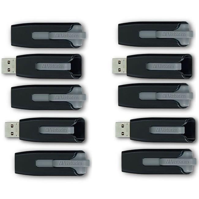 32GB Generation 1 USB 3.2 Flash Drive, Gray - Pack of 10 - Walmart.com