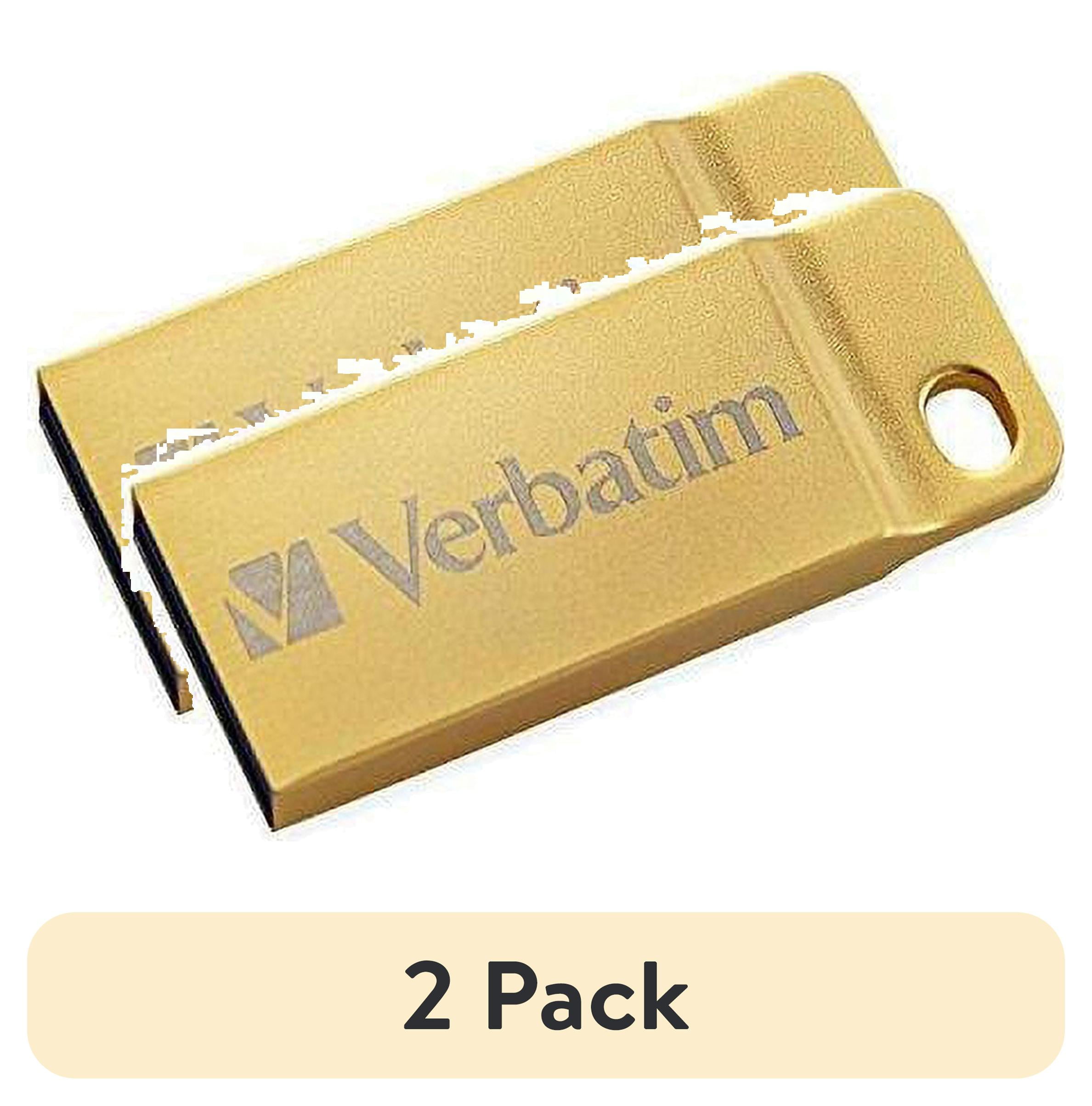 (2 pack) Verbatim Metal Executive USB 3.0 Flash Drive - 32 GB - USB 3.0 ...