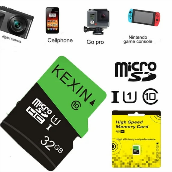 32Gb Micro Sd Tf Card Flash Memory Card Sdxc Class 10 For Phone Camera ...
