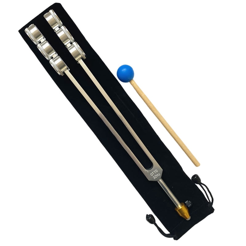 32HZ Aluminum Tuning Fork Tool with Hammer Healing Sound Vibration ...