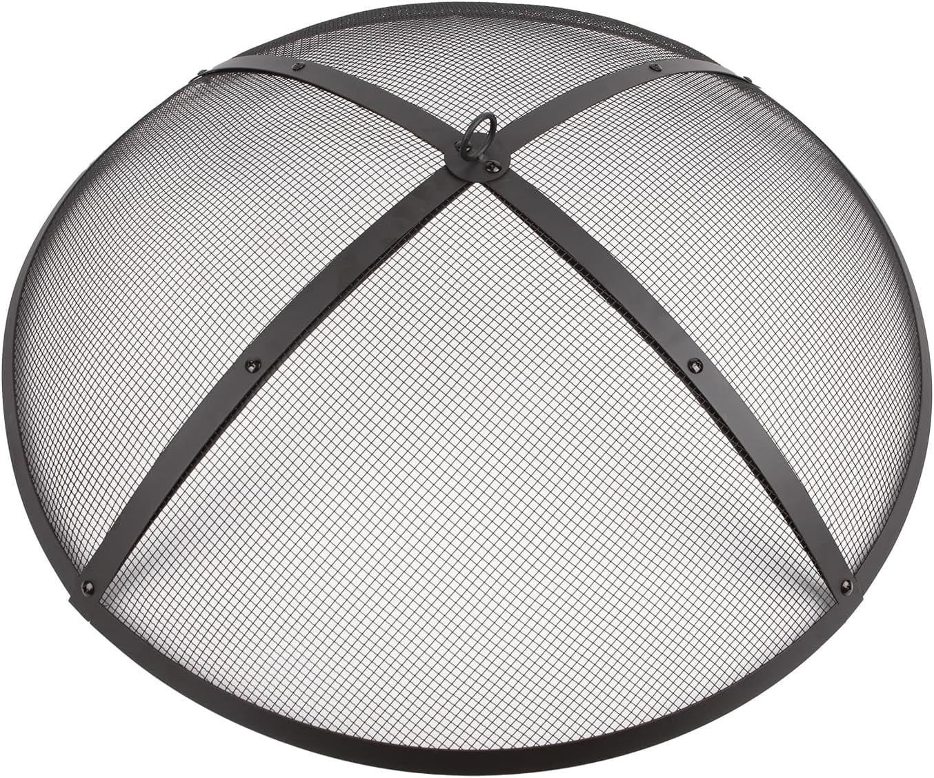 32Inch Heavy Duty Steel Fire Pit Spark Screen Cover,Outdoor Round Patio ...