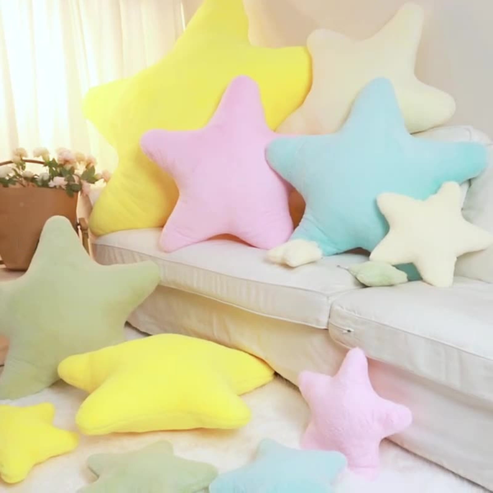 32Inch Nordic Style Star Pillow Macaron Color Sofa Cushion Plush Toy ...