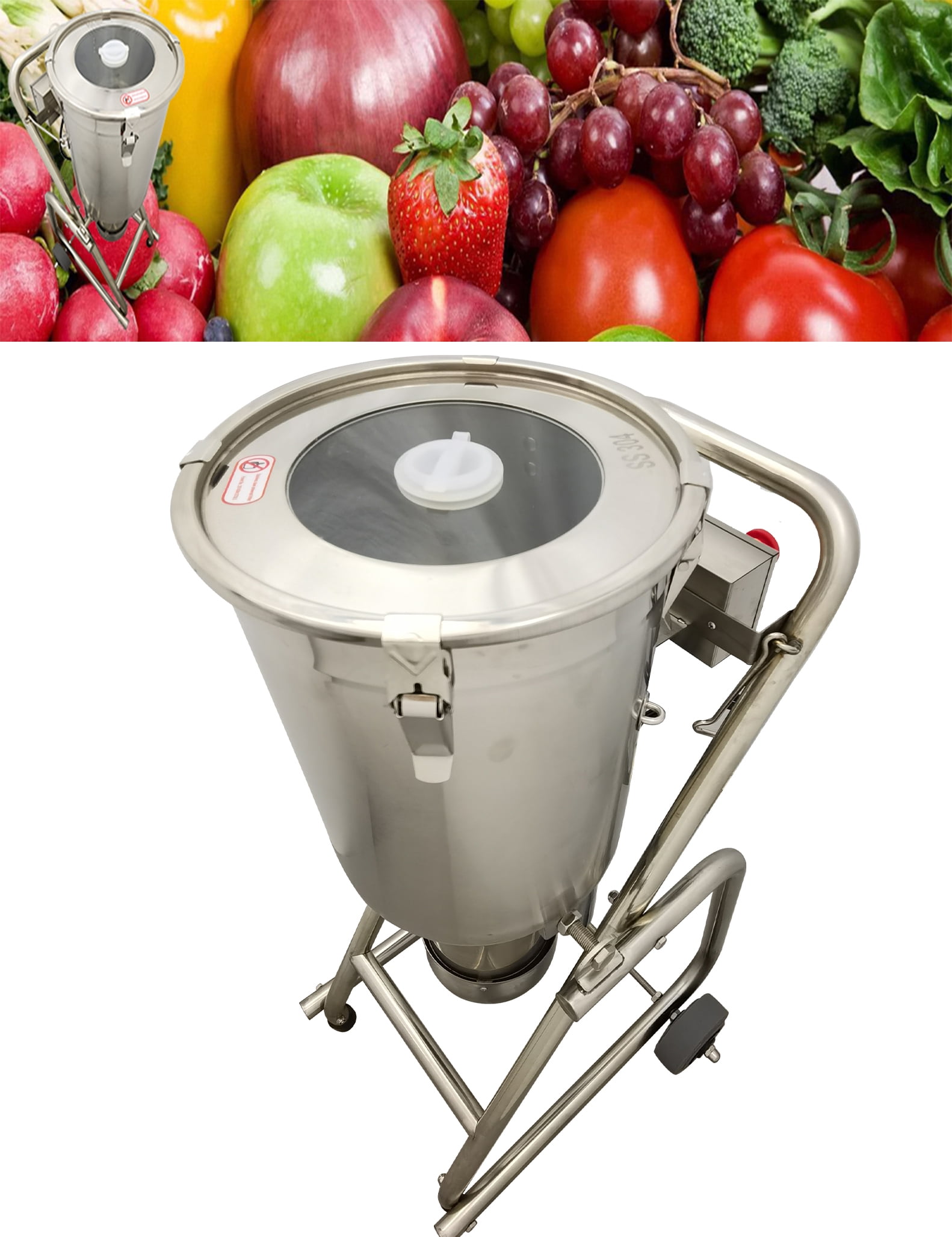 32L Electric Food Crusher Chopper Grinder Machine Fruit Pulper ...