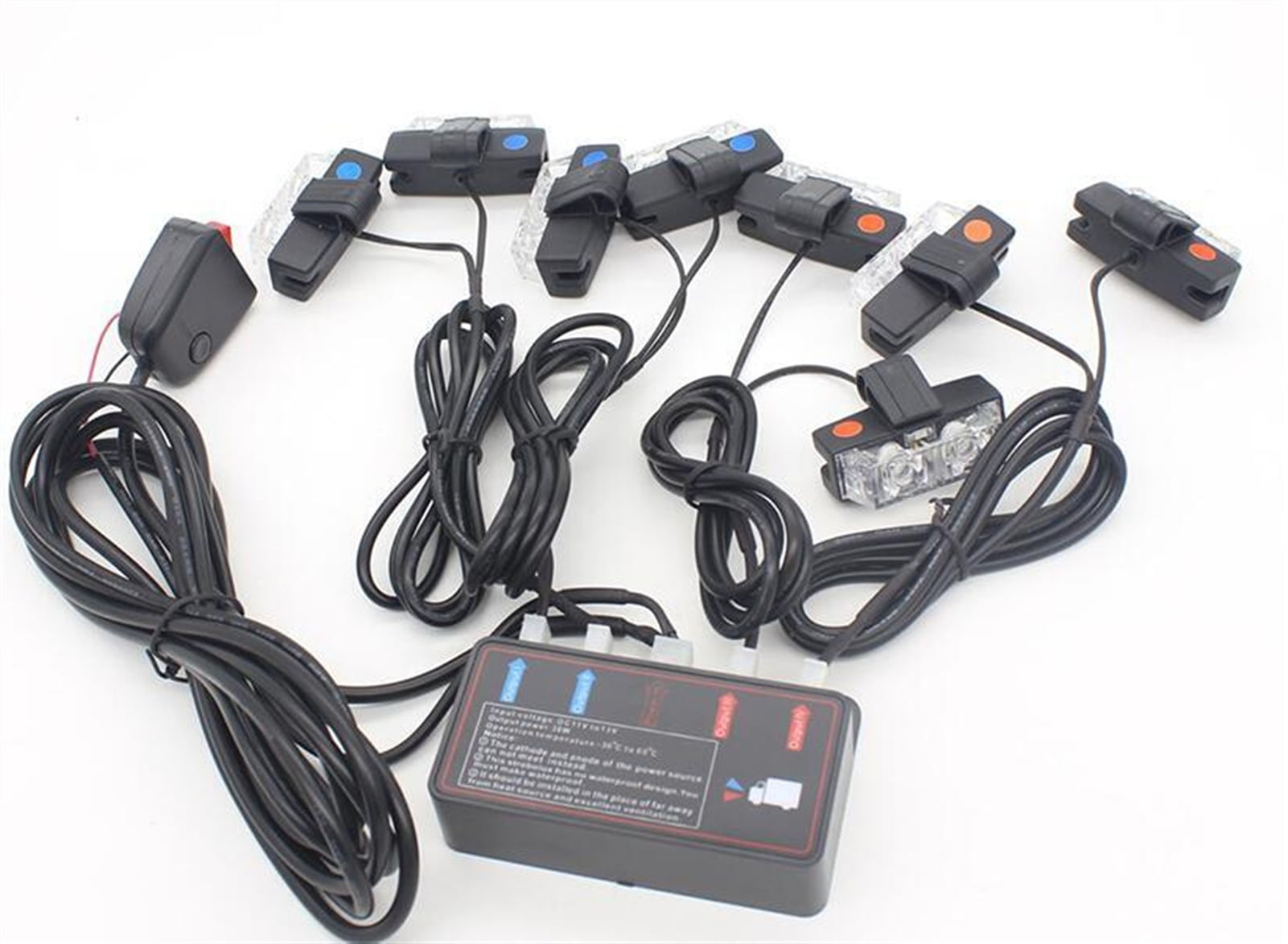 32LED Super Bright Car Truck Emergency Light Flashing Firemen Lights ...